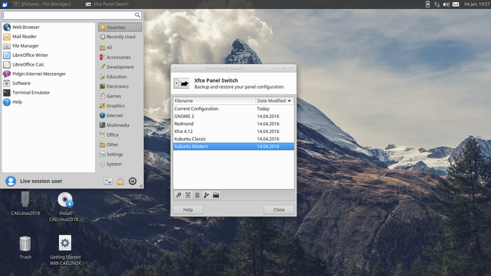 Выпуск инженерного дистрибутива CAELinux 2018